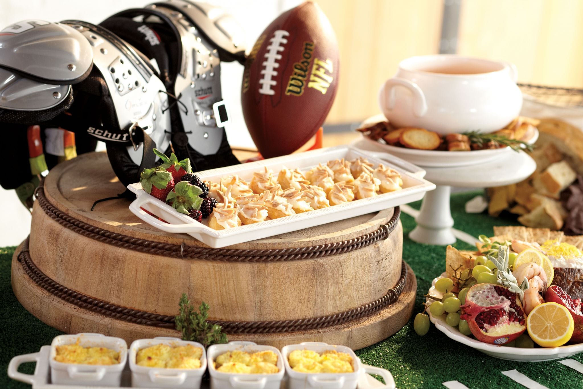 Game Day Gourmet Buffet by Dennis Dean - How to Decorate