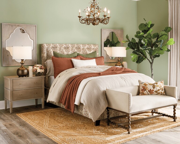 How to Mix and Match Patterned Bedding - How to Decorate