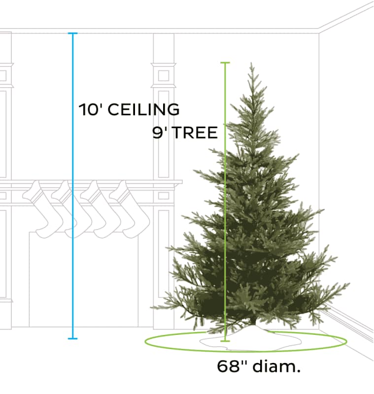 What Size Christmas Tree Do I Need With My Ceiling?