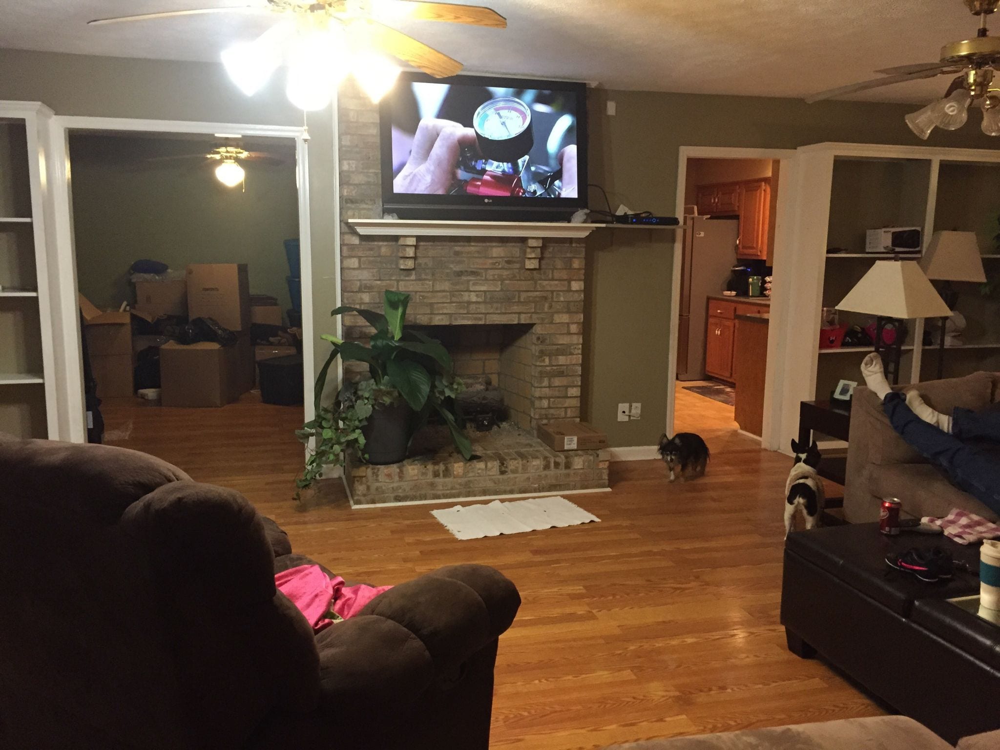 Decorating a hard-to-furnish living room