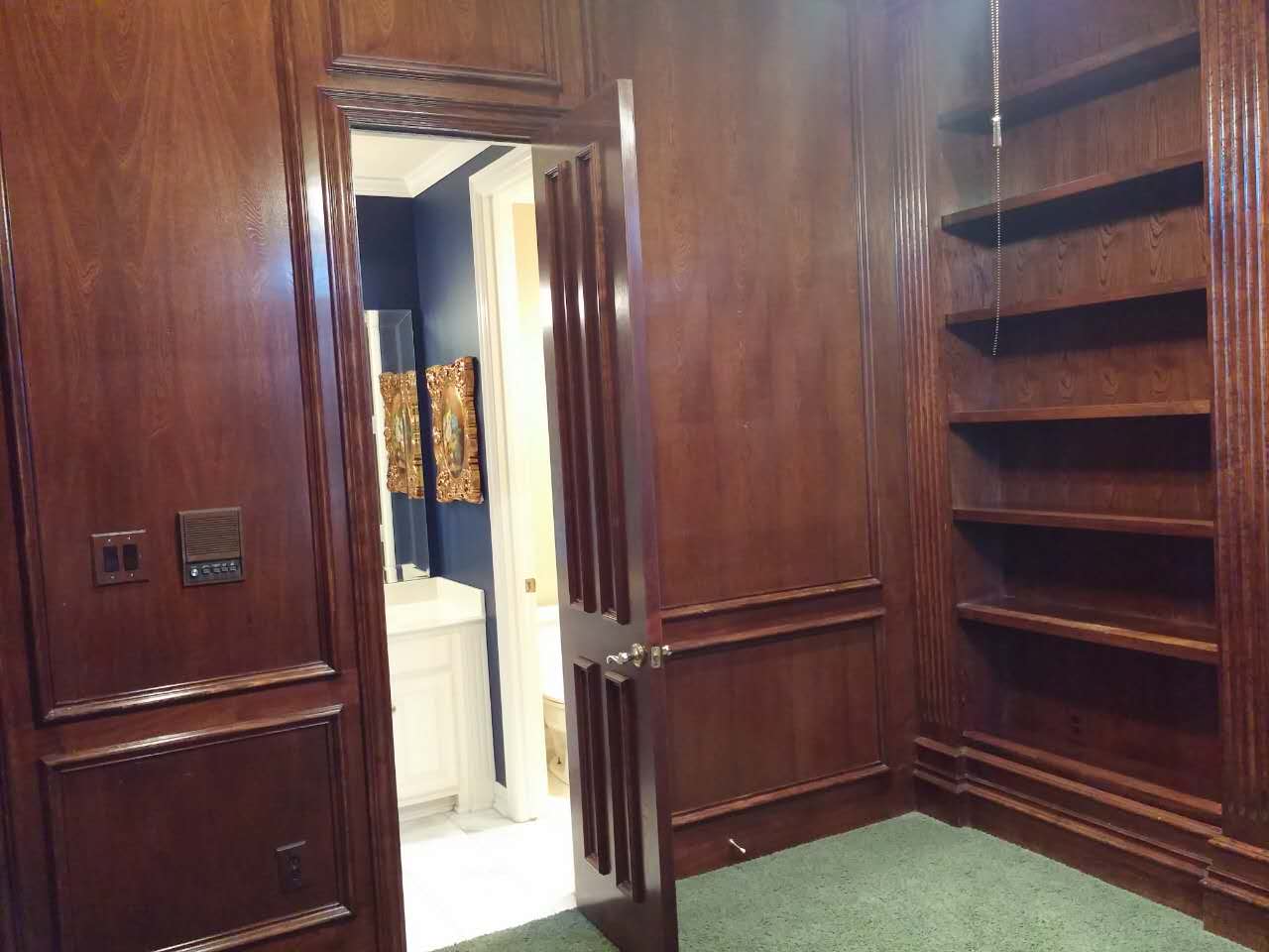 Lightening Up a Dark, Paneled Study/Office