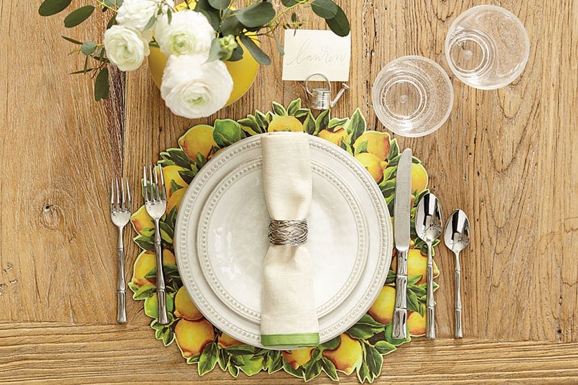 Summer Place Setting Ideas