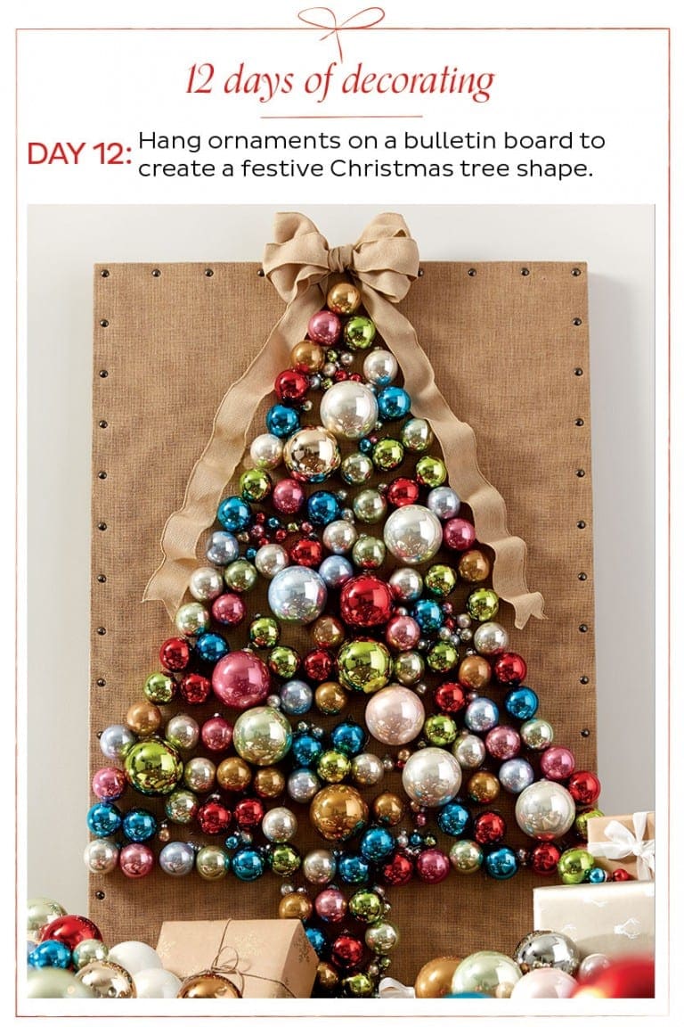 Create Christmas Tree from Ornaments